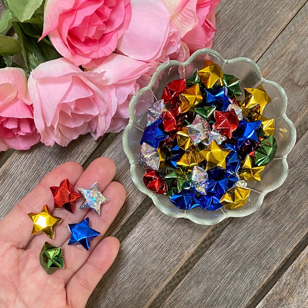 Lucky Star Paper Strips | Foil Paper Strips | Puff Star Paper